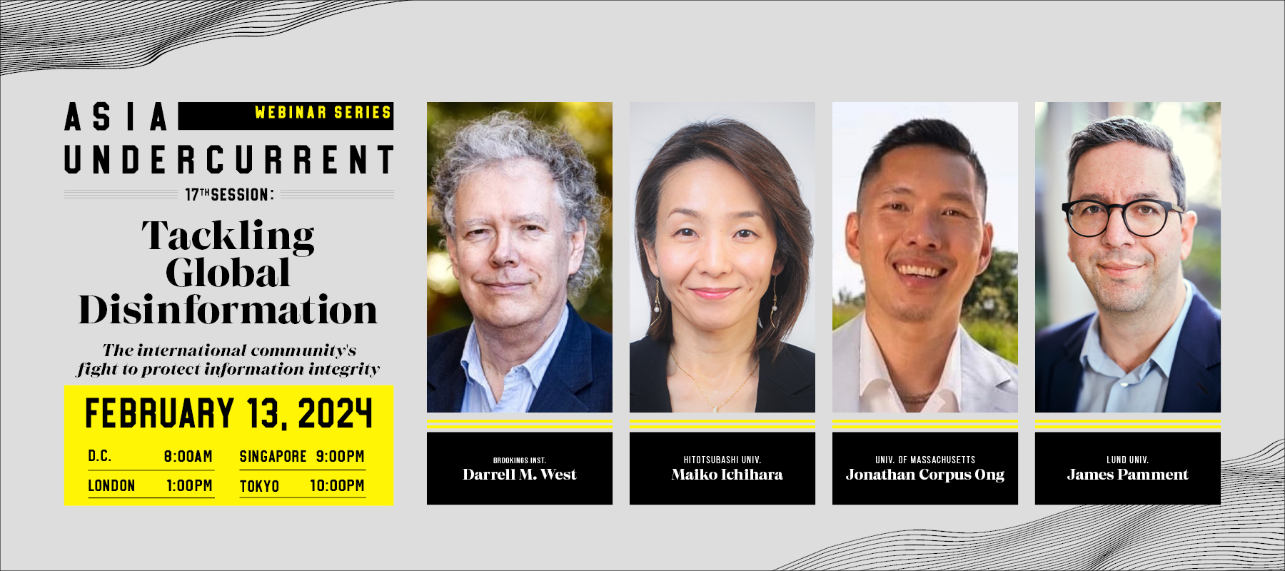 ASIA UNDERCURRENT WEBINAR